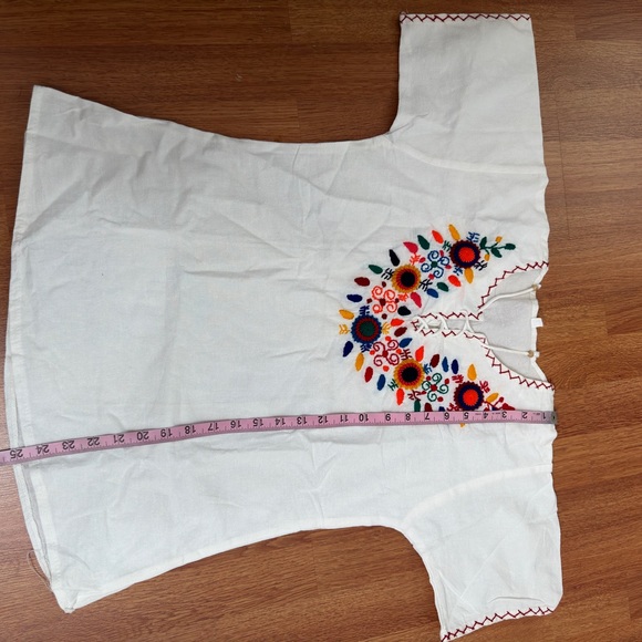 Tops | Bohemian Hand Made Top Hand Embroidery 10 Cotton | Poshmark